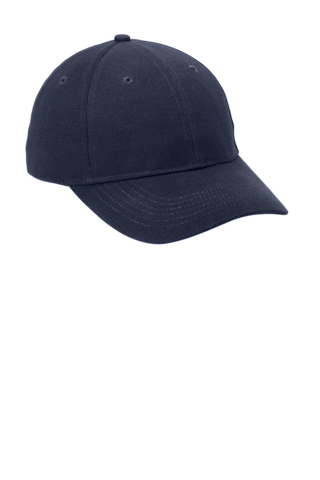 Branded Port & Company Brushed Twill Cap CP82 Navy