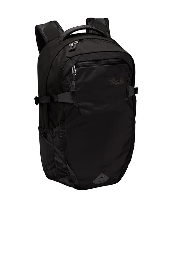 Custom North Face Fall line backpack Black Heather