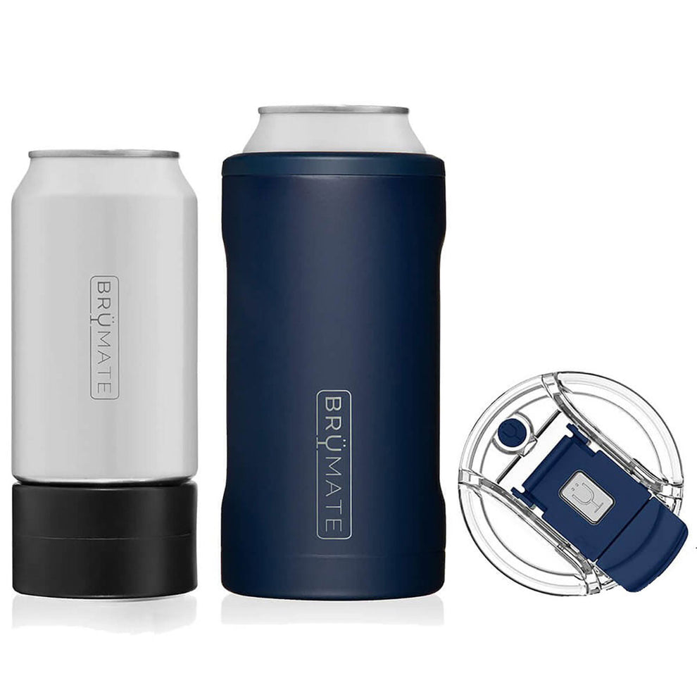 Custom Brumate Hopsulator Trio 3-In-1 Can-Cooler Navy